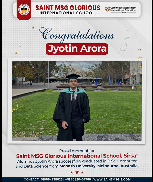 Saint MSG Glorious International School, Sirsa